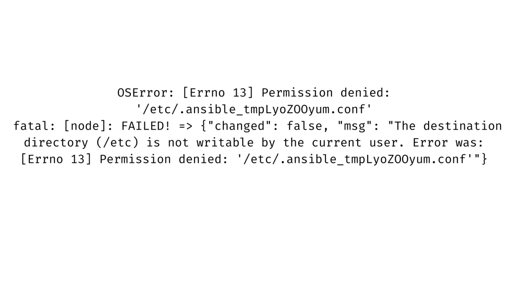 Ansible Error Missing Sudo Password: Solution